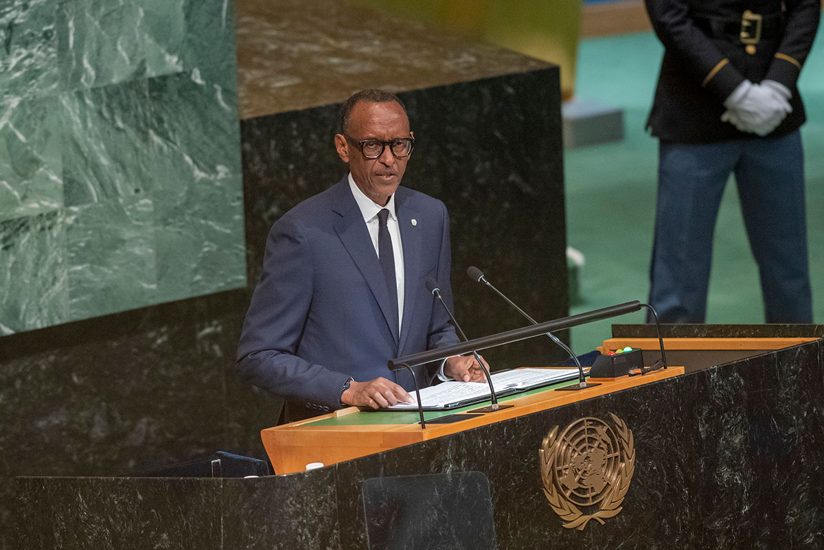 Speech by RPF Chairman H.E President Paul Kagame at the 77th UN General ...